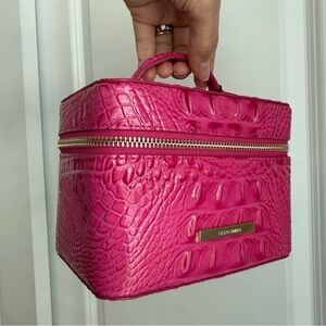 Brahmin | Bags | Brahmin Small Charmaine Makeup Case Bag Paradise Pink ...